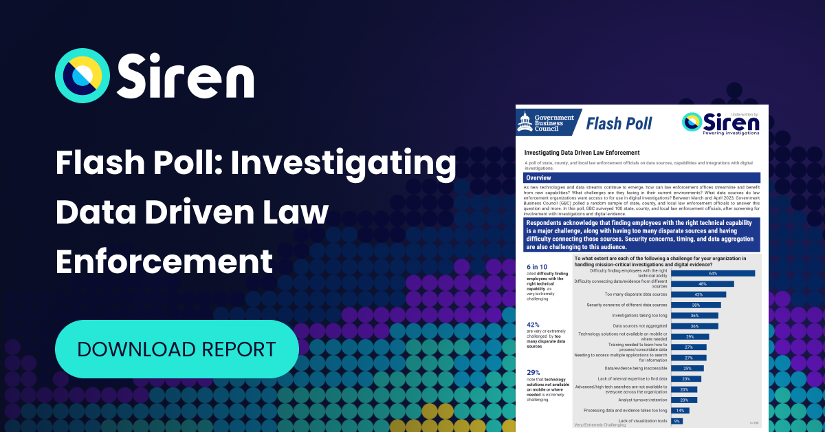 Siren Flash Poll Investigating Data Driven Law Enforcement